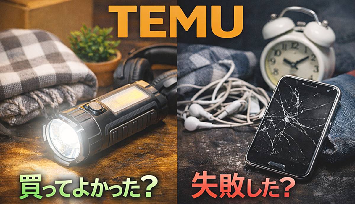 TEMU 商品 良い 悪いまとめ｜買ってよかったおすすめ7選＋失敗しない選び方